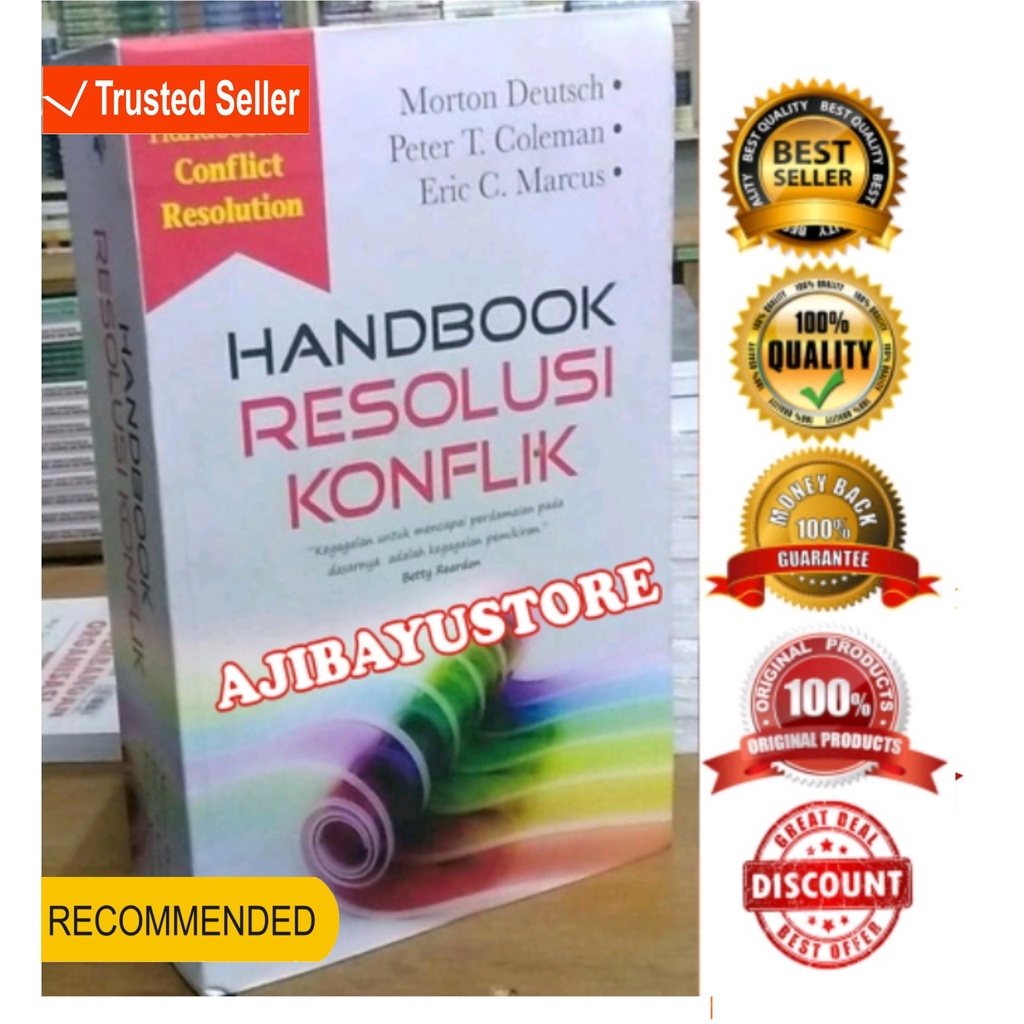 Jual BUKU HANDBOOK Resolusi Konflik Handbook Of Conflict Resolution ...