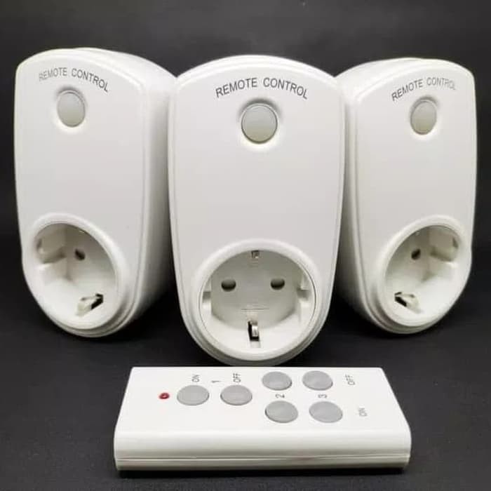 Jual Wireless remote control socket (3 sockets) | Shopee Indonesia