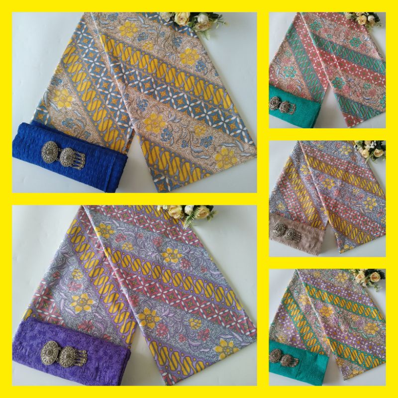 Jual Kain Batik Prima Print Soft pastel / Bahan Seragam Nikahan ...