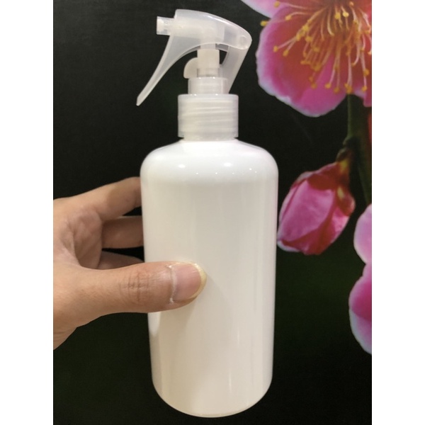 Jual Botol Pump / Spray Putih Susu 500ml Tebal Neck 28 | Shopee Indonesia