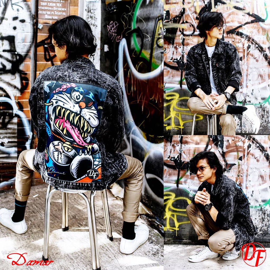 Jual Jeans Denim Pria | Jaket Lepis Pria | Brutalist Jeans Printing ...