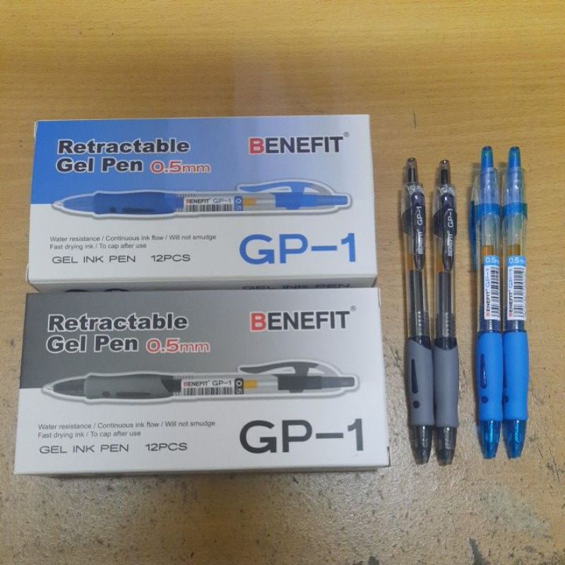 Jual Pulpen Gel Benefit GP-1 0.5mm | Shopee Indonesia