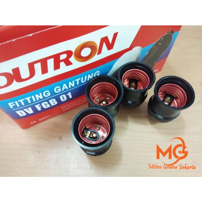 Jual Fitting Lampu Fitting Gantung lampu fitting murah E27 DUTRON Hitam MGJ | Shopee Indonesia