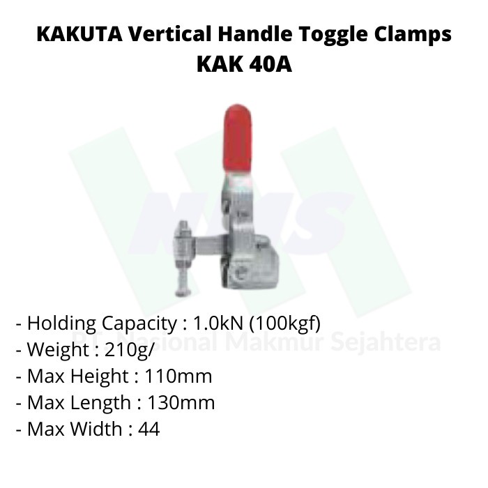 Jual KAKUTA Vertical Handle Toggle Clamps KAK 40A | Shopee Indonesia