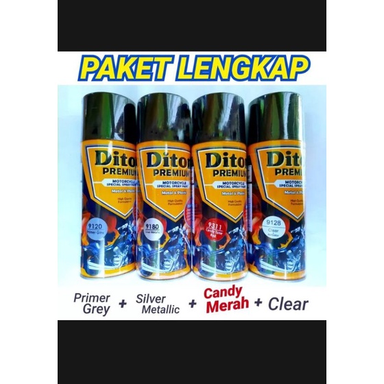 Jual Paket Lengkap Pylok Diton Premium Candy Tone Merah 9311 Diton 400 ...