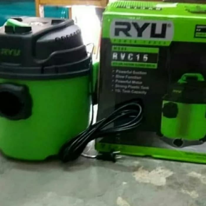 Jual DLN | Vacuum Cleaner 15L Basah dan Kering TEKIRO RYU RVC15 ...
