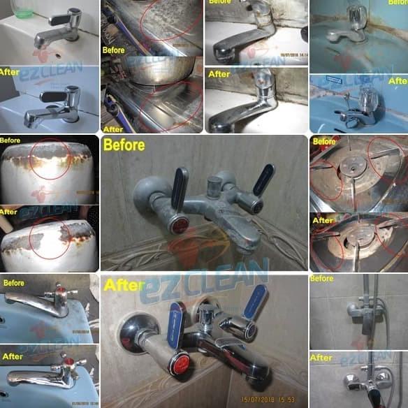 Jual PERLENGKAPAN KEBERSIHAN / EZCLEAN PEMBERSIH STAINLESS KRAN SHOWER ...