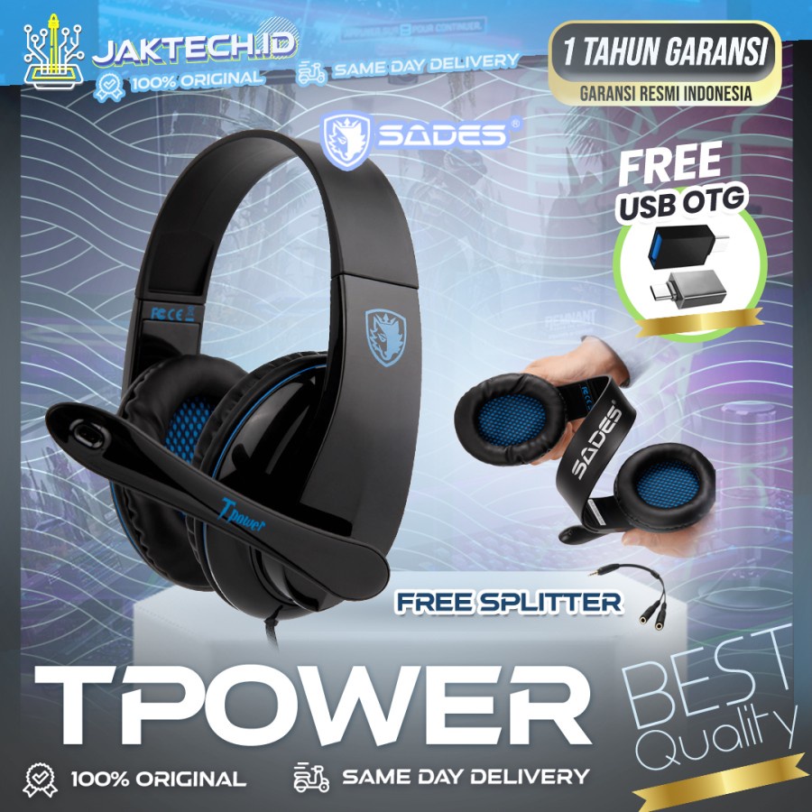 Jual Sades T-Power SA-701 Gaming Headset | Shopee Indonesia