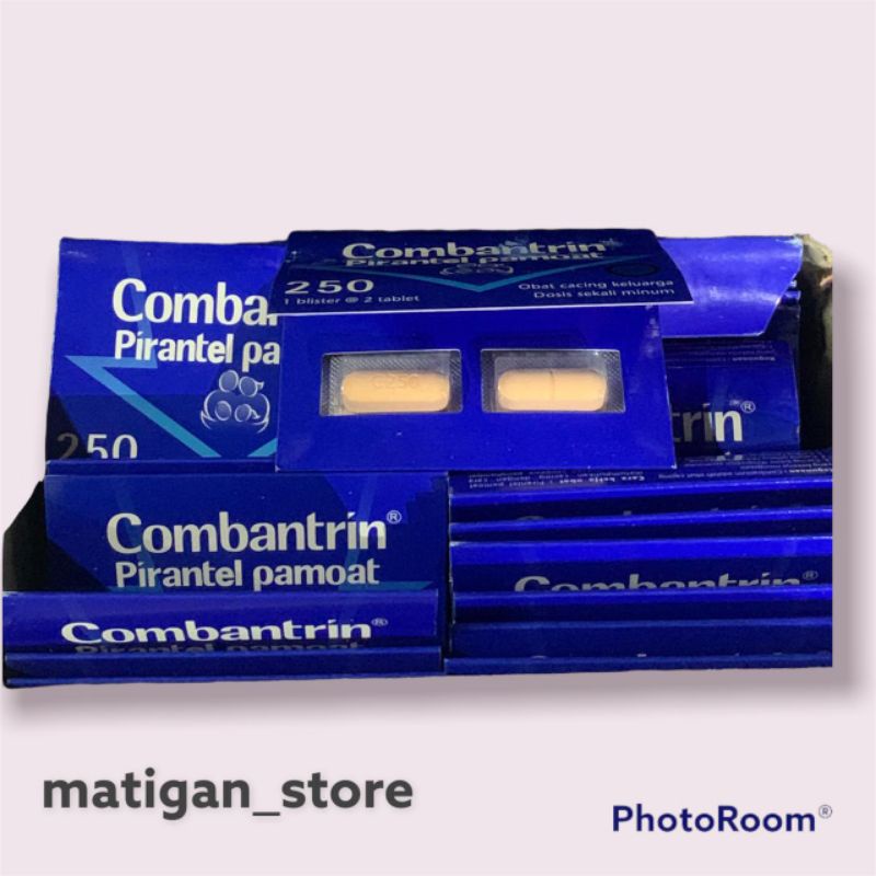 Jual combantrin pirantel pamoat 250 g(1 blister@2 tablet) | Shopee ...