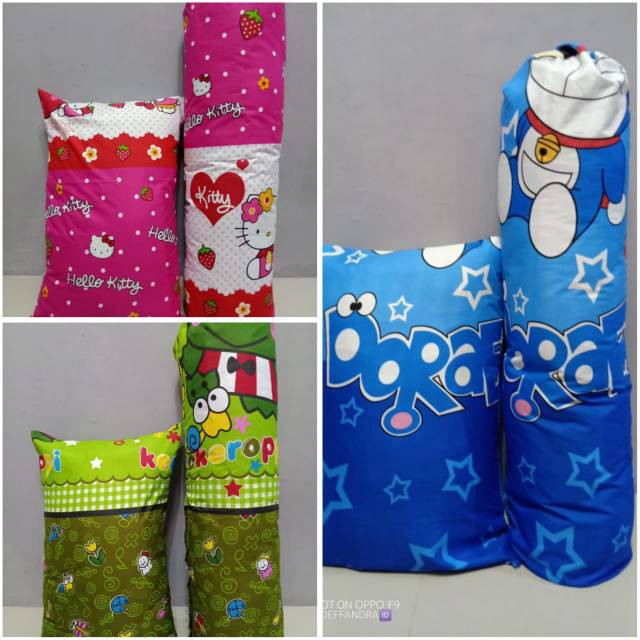 Jual Sarung Bantal dan Sarung Guling Ukuran Standar KARAKTER-Motif ...