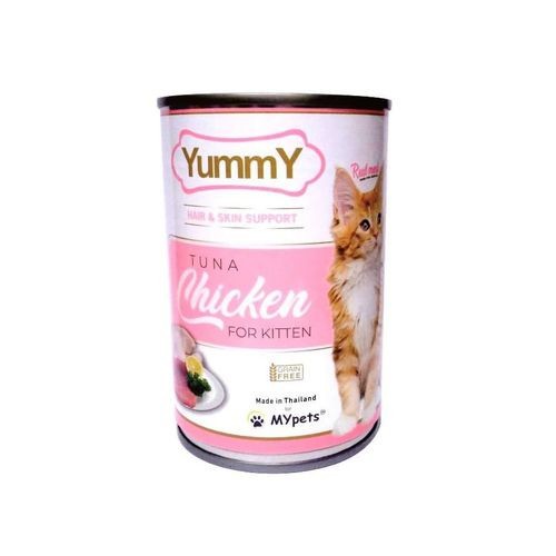 Jual Makanan Kucing Yummy Kaleng Tuna Chicken For Kitten 400gr | Shopee ...