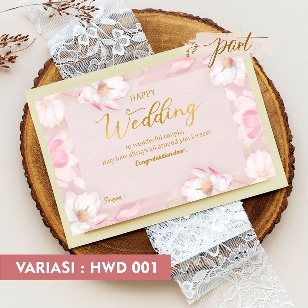 Jual Gift Card Wedding / Wedding Card | Shopee Indonesia