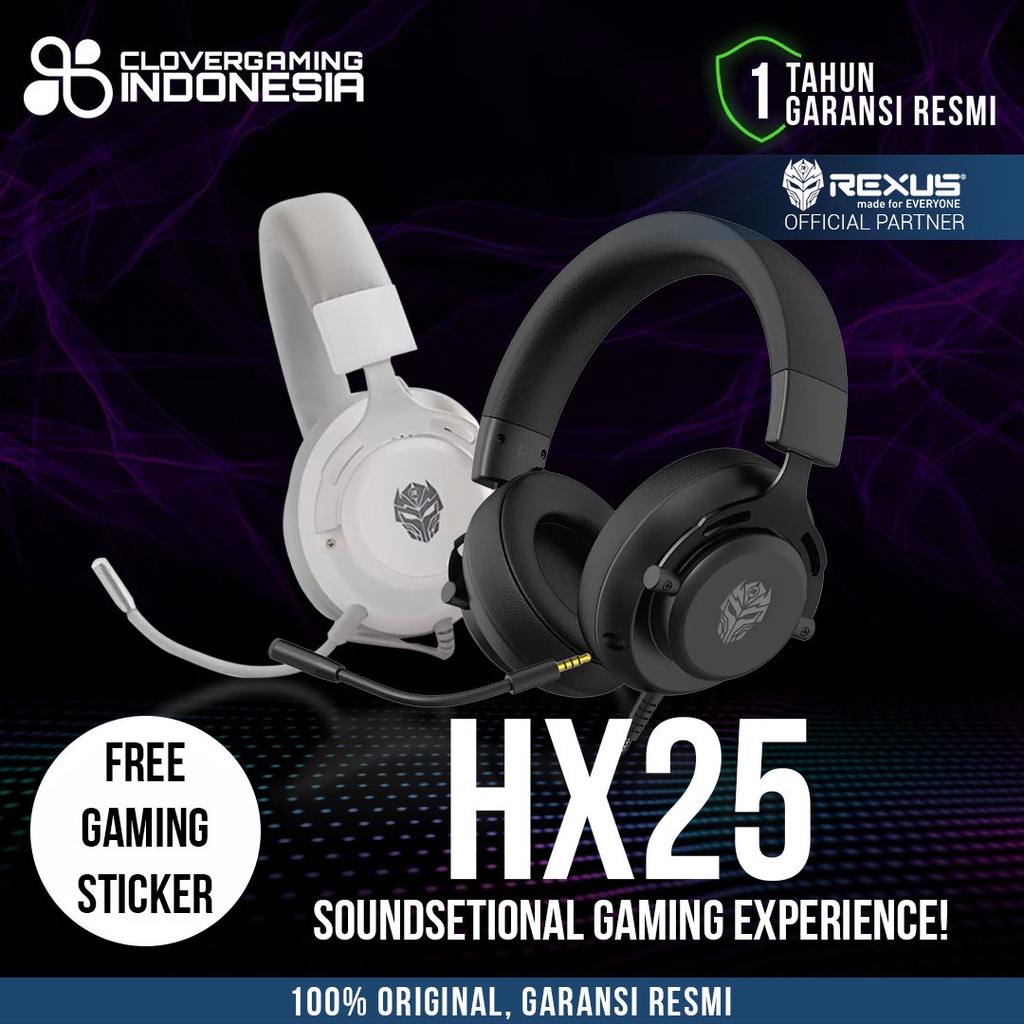 Jual Rexus Thundervox Stream HX25 - Gaming Headset | Shopee Indonesia