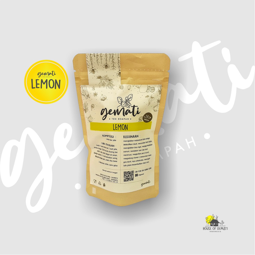 Jual Minuman Teh Rempah Gemati Lemon Sachet | Shopee Indonesia