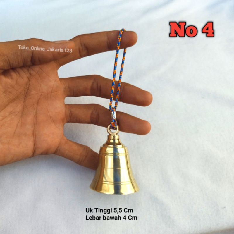 Jual lonceng kuningan gantungan kunci klintingan krincingan kalung ...