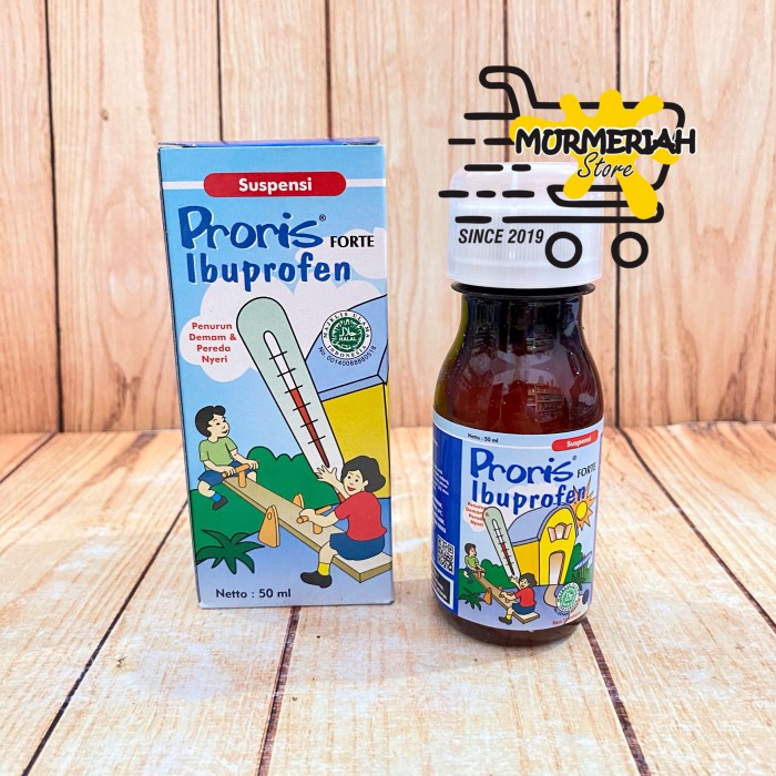 Jual PRORIS FORTE Sirup 50 ml Ibuprofen-Syrup Obat Demam,Nyeri & Pusing ...