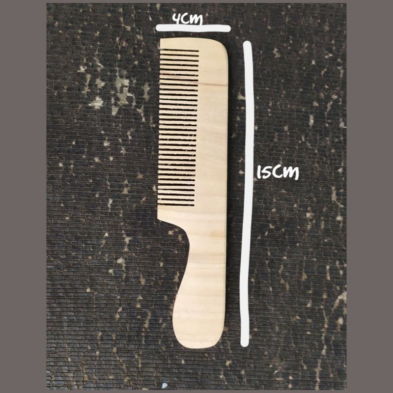 Jual Sisir Rambut Kayu Model Pegangan | Shopee Indonesia