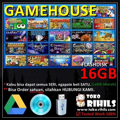 Jual GameHouse isi 150 Game in 1 untuk Komputer PC Laptop | Shopee ...
