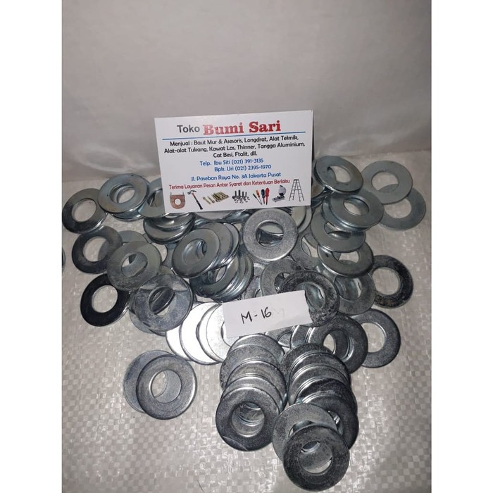Jual Ring plat 16 mm / Ring plat murah (1 pack = 100) | Shopee Indonesia