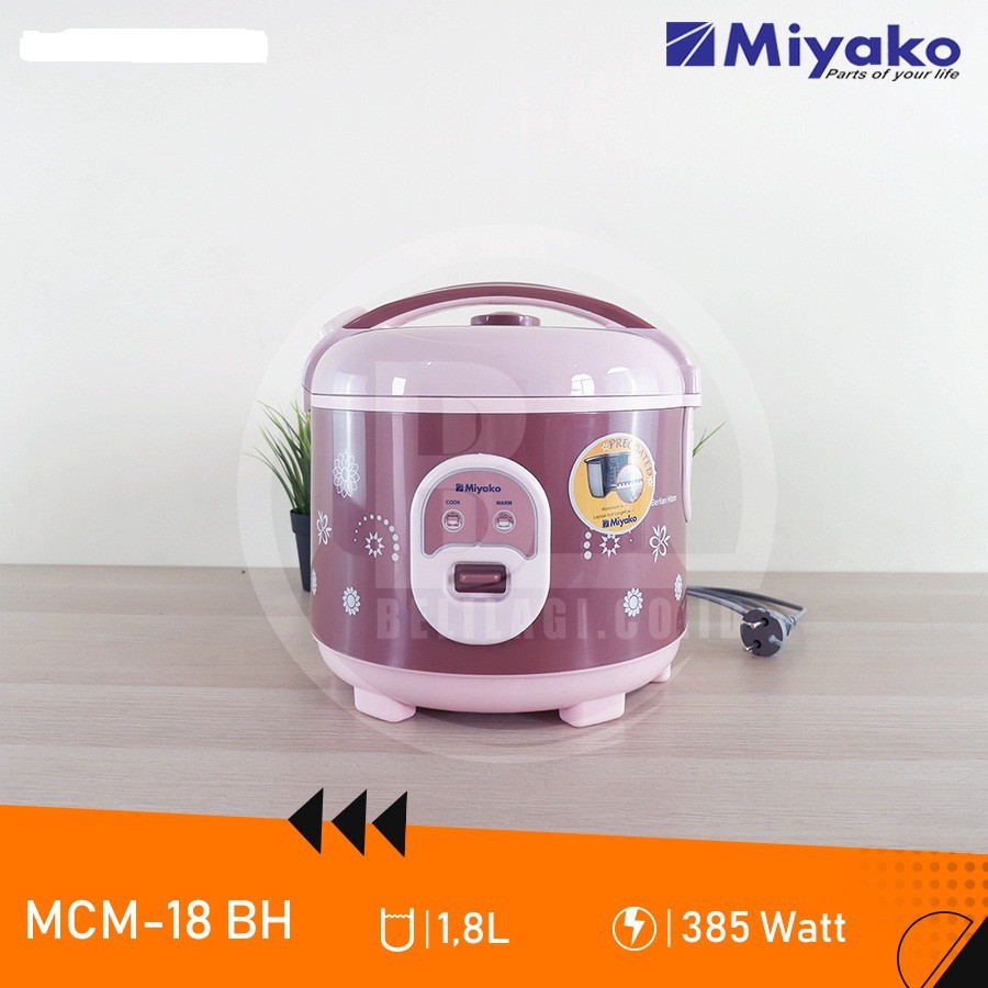 Jual MIYAKO RICE COOKER MCM 18BH | Shopee Indonesia