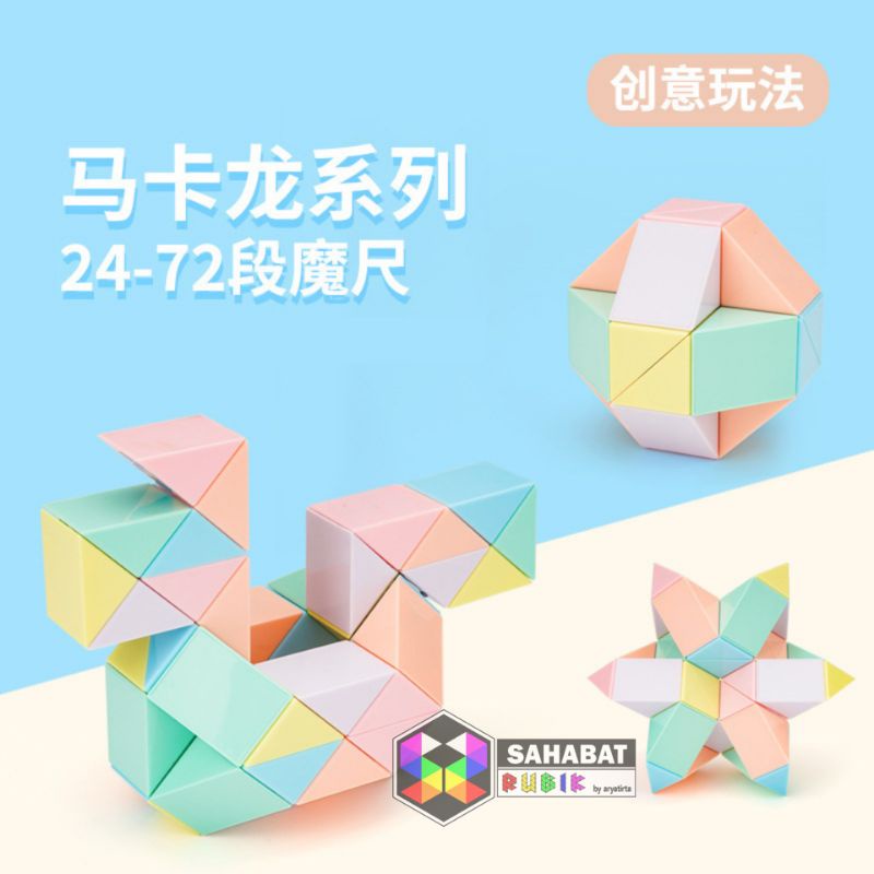 Jual Dian Sheng Pastel (Macaron) / Magic Snake Rainbow PASTEL | Shopee ...