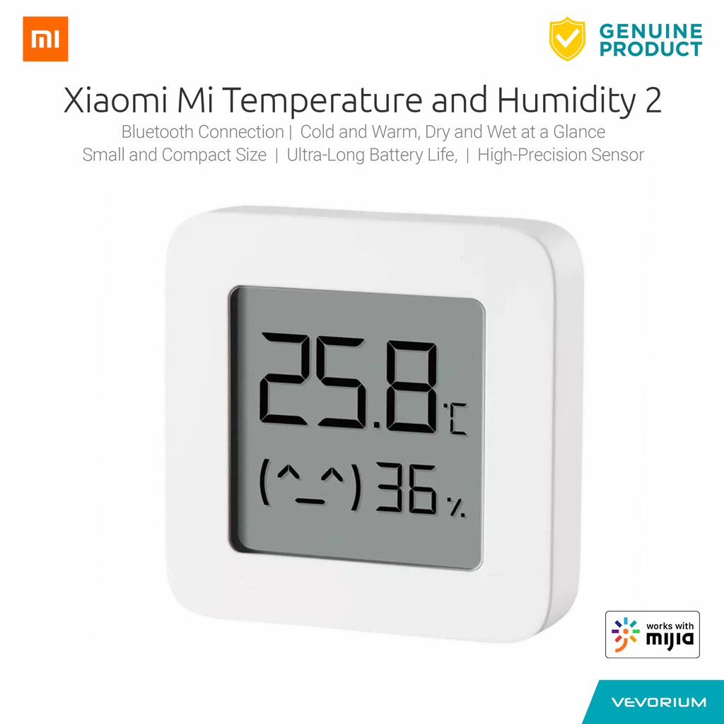 Jual Xiaomi Mi Mijia Bluetooth Thermometer 2 Temperature Humidity ...