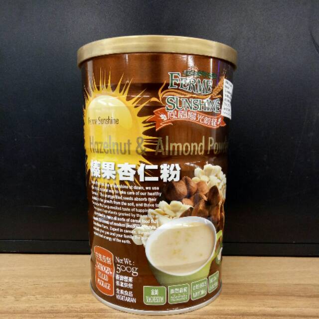 Jual FERME SUNSHINE HAZELNUT & ALMOND POWDER 500GR KALENG | Shopee ...