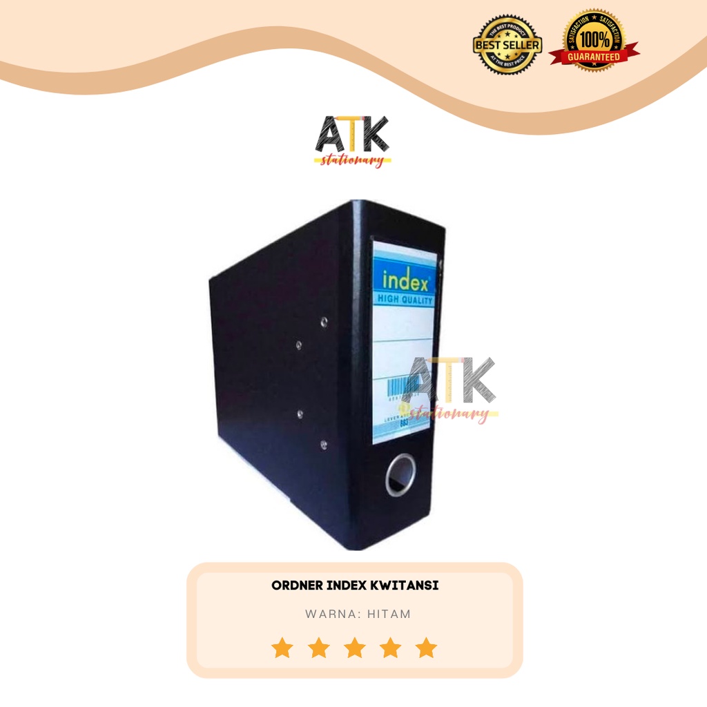 Jual Ordner Index 883 Kwitansi Hitam/ Biru atk | Shopee Indonesia