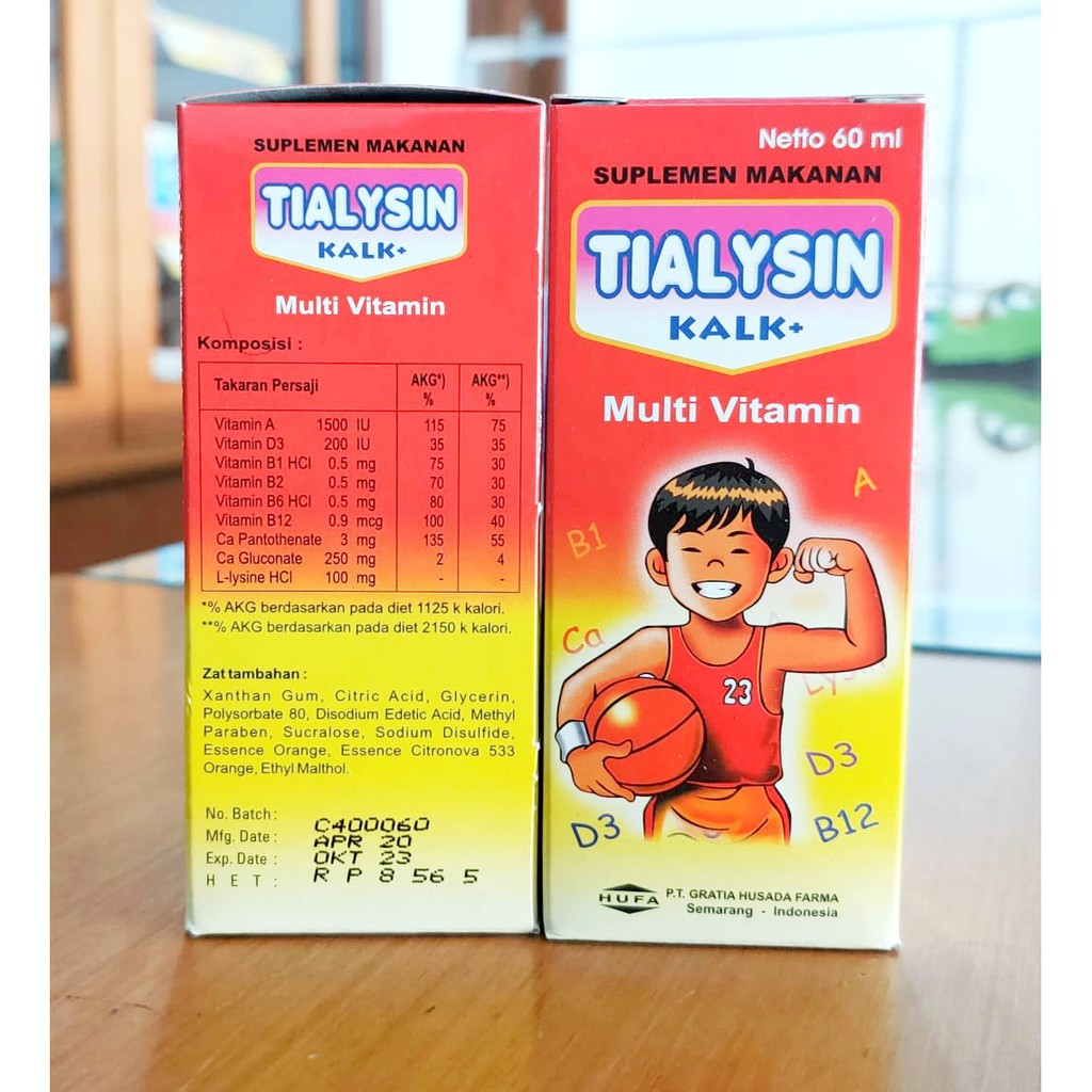 Jual Tialysin Kalk Syrup 60 ml | Shopee Indonesia