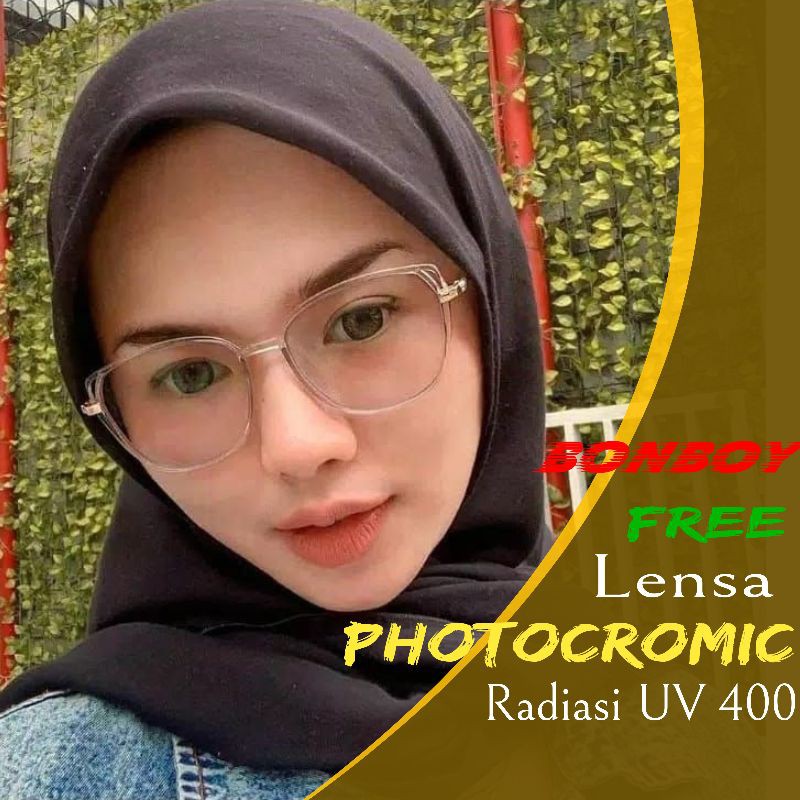 Jual CARROLL Frame kacamata Custom Lensa, Optifog, photocromic Drive ...