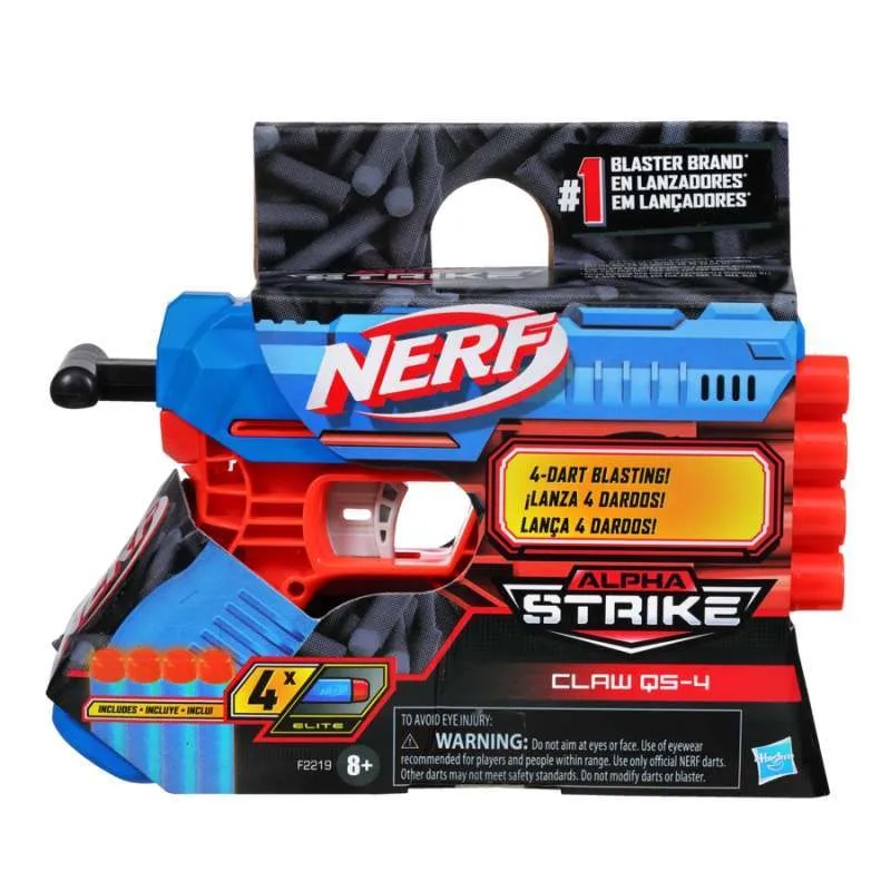 Jual Nerf Alpha Strike Claw Qs 4 Blaster Shopee Indonesia