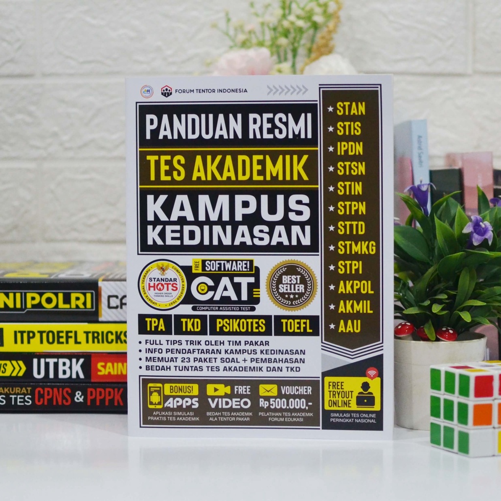 Jual PANDUAN RESMI TES AKADEMIK KAMPUS KEDINASAN / ORI / BONUS ...