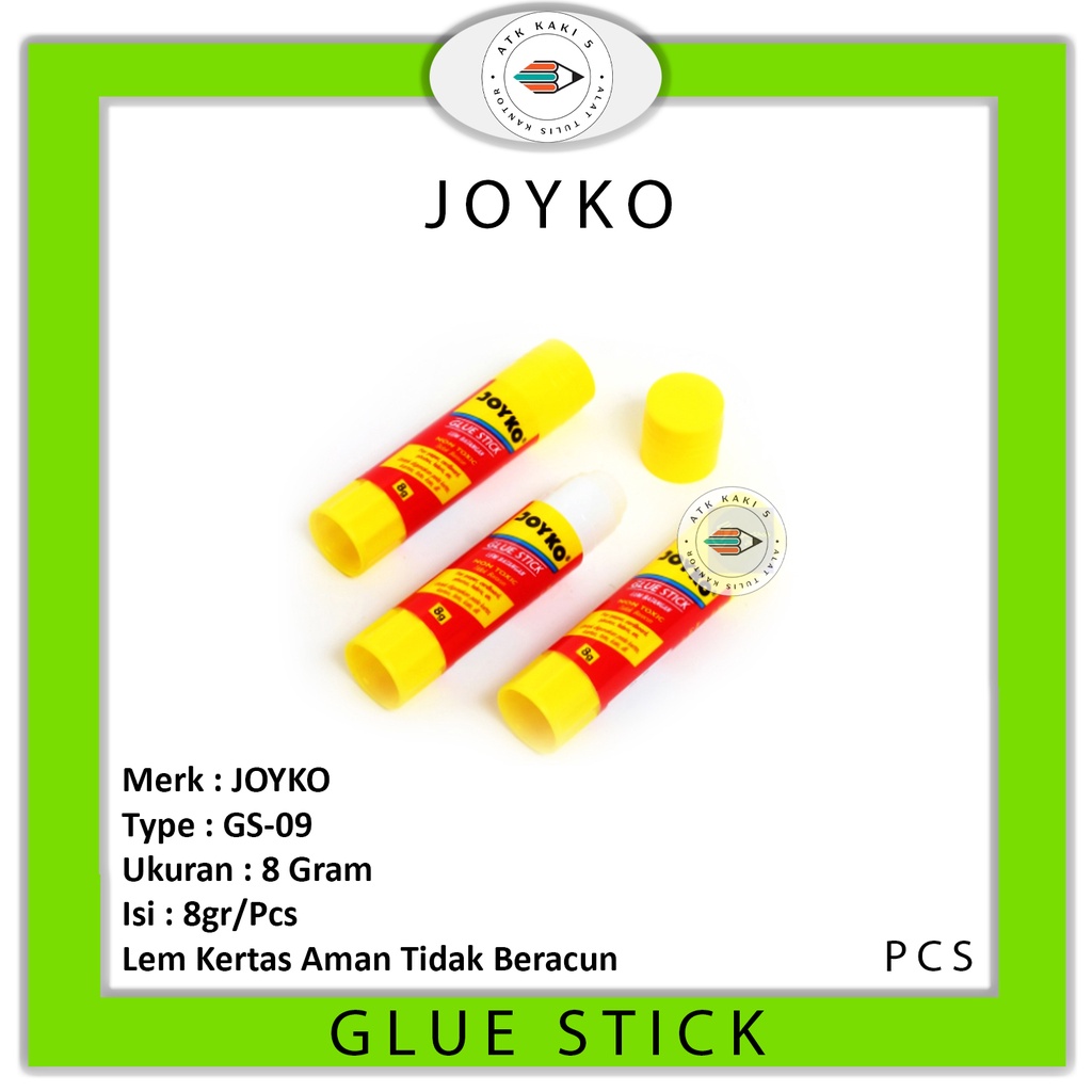 Jual JOYKO - Glue Stick Lem Stick GS-09 Lem 8Gr - PCS | Shopee Indonesia