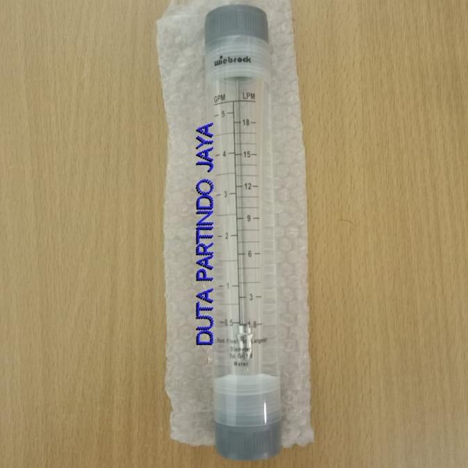 Jual Flowmeter / Rotameter Water Tube Drat 1 Inchi 110 Lpm / 30 Gpm ...