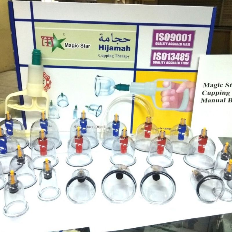 Jual Alat Terapi Bekam Magic Star Kop Angin Hijamah Isi 24 Bahan Akrilik | Shopee Indonesia