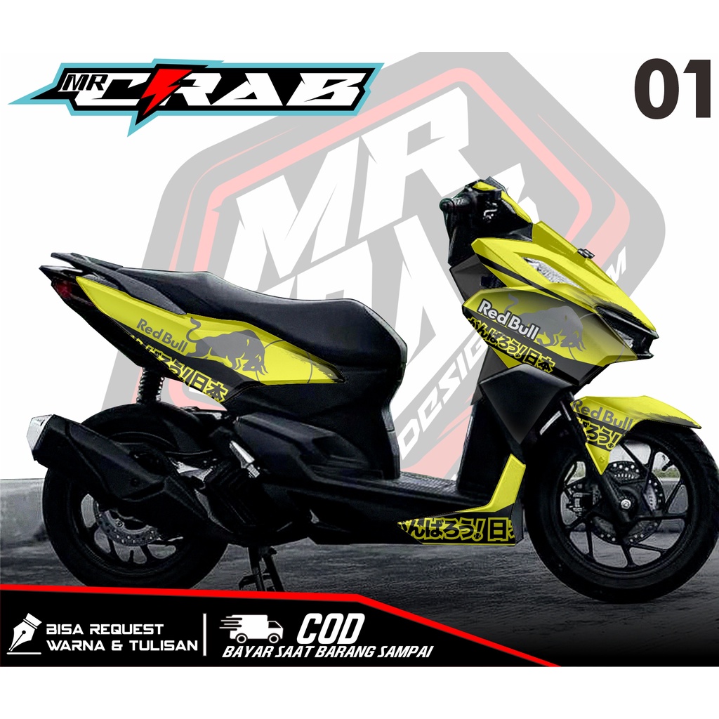 Jual STIKER DECAL HONDA VARIO 160 Fullbody-DECAL VARIO 160 DESIGN NEW ...