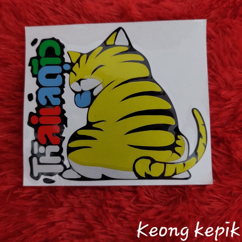 Jual STIKER STICKER KECIL CUTTING THAILAND KUCING | Shopee Indonesia
