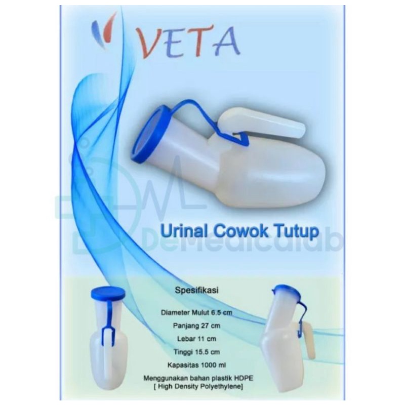 Jual Urinal Pispot / Penampung Air Seni / Urinal Pria Veta Plastik ...
