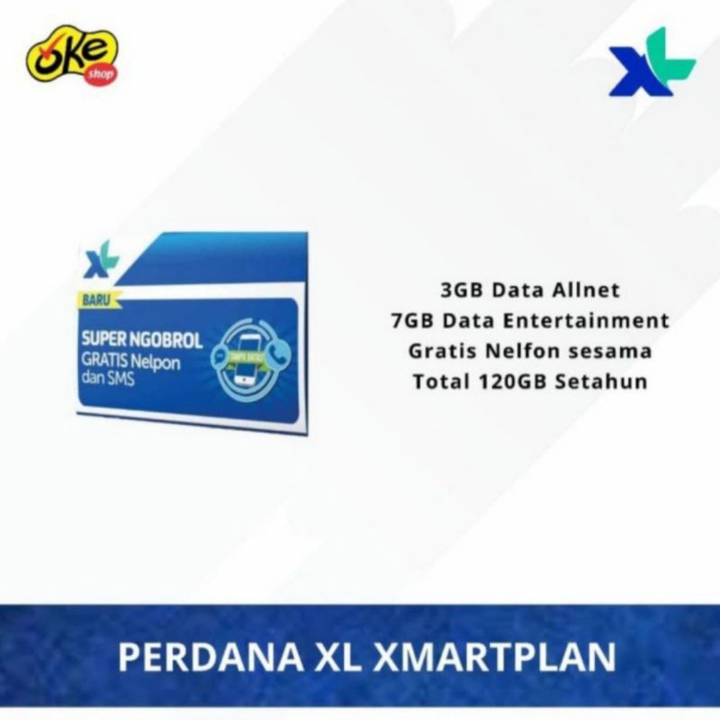 Jual Perdana XL Kuota Internet 120GB 1 tahun | Shopee Indonesia