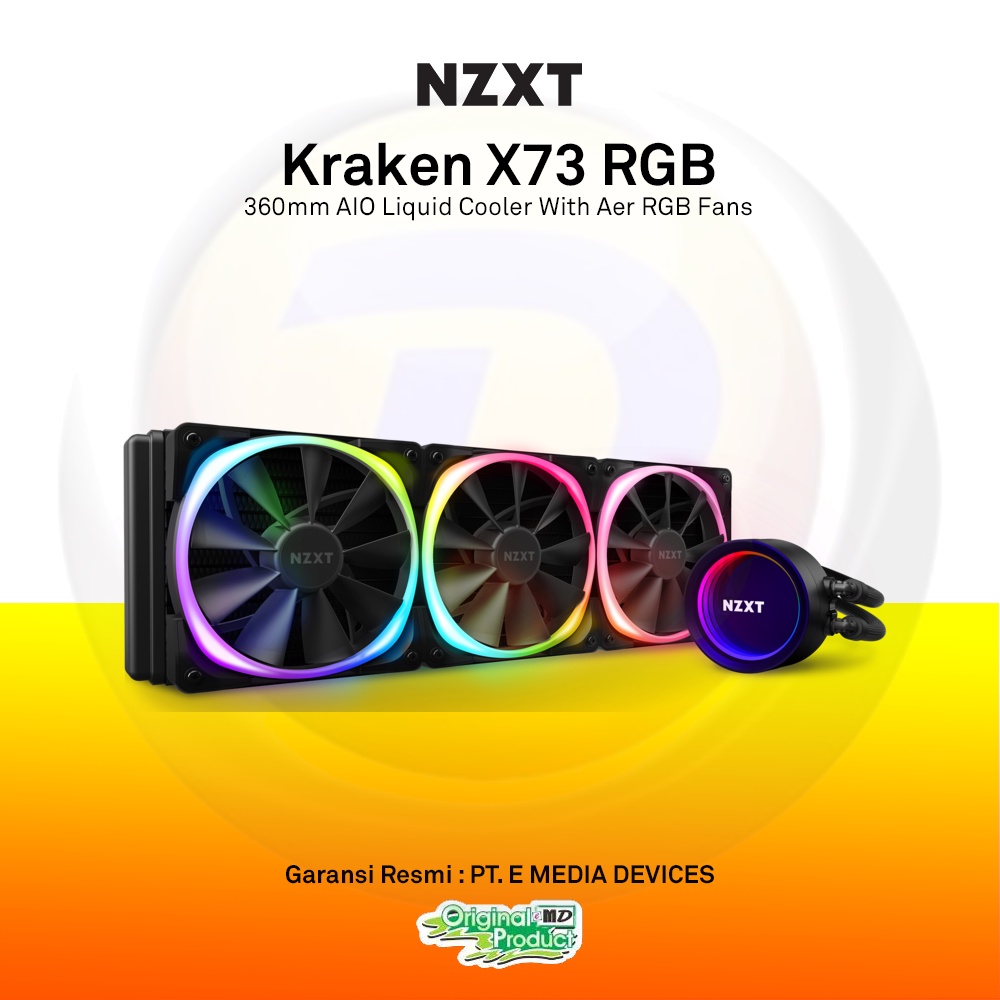 Jual NZXT Kraken X73 RGB (360mm AIO CPU Cooler With Aer RGB Fans ...