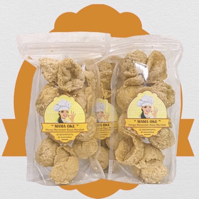 Jual Keripik Tahu Crispy + Stick Saos 50gr By MamaOke | Shopee Indonesia