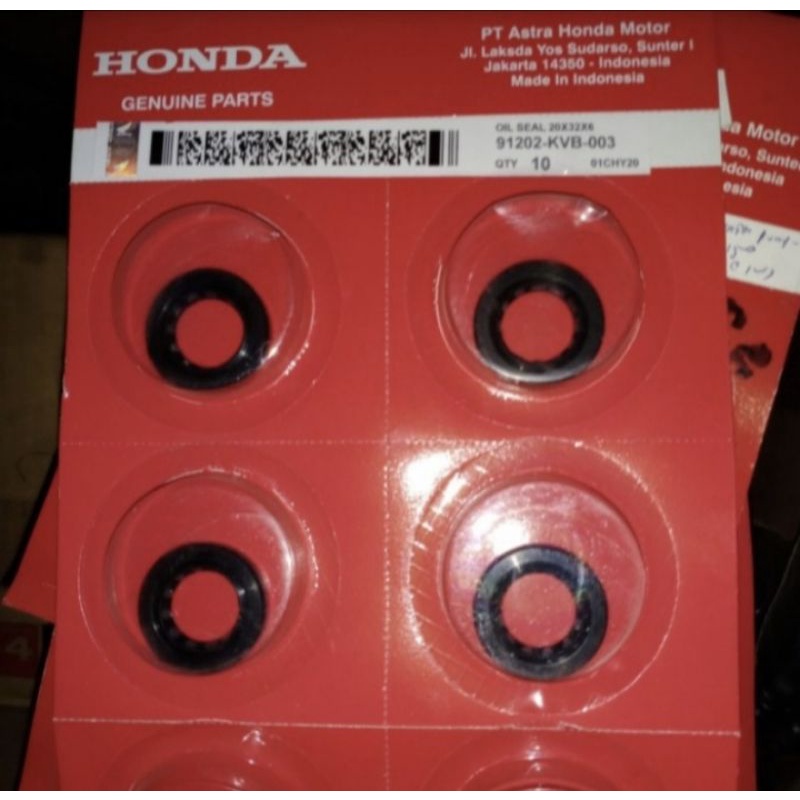 Jual SEAL AS PULLY SIL PULI BEAT VARIO SCOOPY SPACY 20x32x6 KVB ORI ...