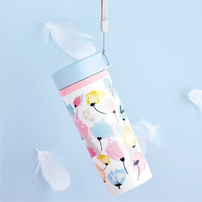 Jual BOTOL MINUM KEREN / HOMIO BOTTLE 8442 CERAMIC CUP BLUE & PINK ...