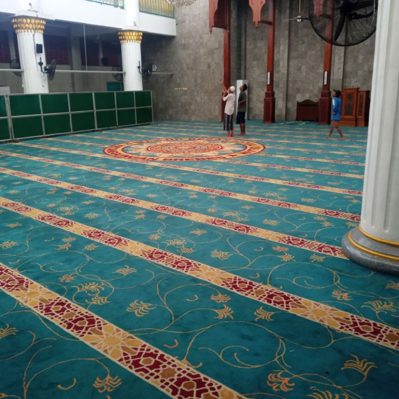 Jual karpet masjid|Karpet masjid tebal handmade custom harga pabrik ...