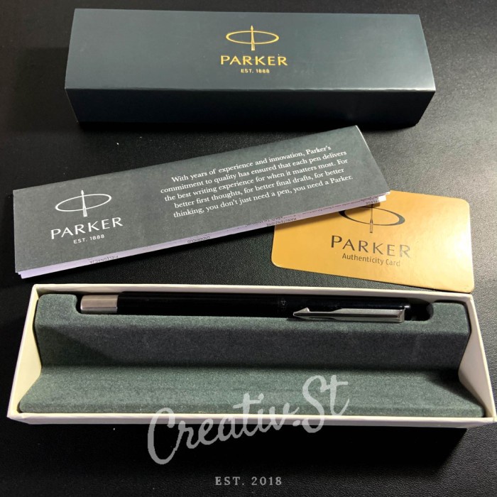 Jual Pulpen - Parker Vector 2 Standard Black Rollerball Ss Rb | Shopee ...