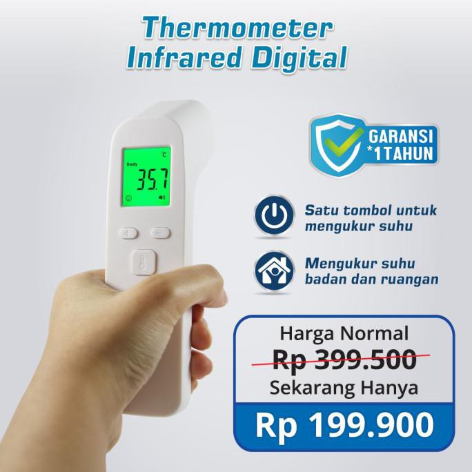 Jual Thermometer Gun Infrared Digital - Suhu Badan Ruangan Bayi Non ...