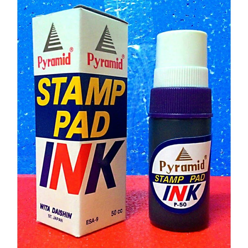 Jual NEW Pyramid Stamp Pad Refill Ink Warna Ungu | Tinta Stempel ...