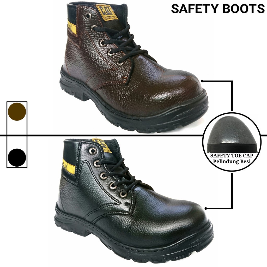 Jual Safety Boots Sepatu Safety Proyek Sepatu Kerja Safety Boots Safety ...