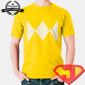 Jual Kaos Kostum Power Rangers Pria / - Ranger Kuning | Shopee Indonesia