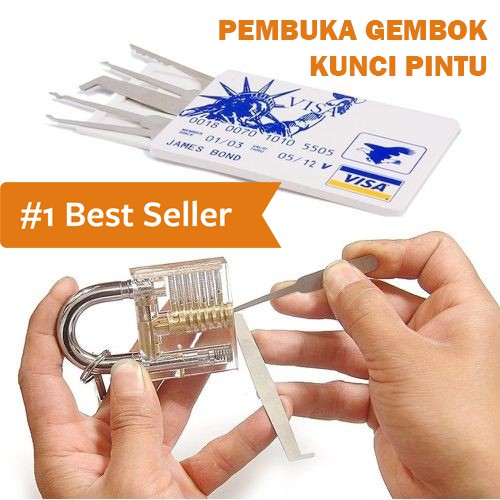 Jual Alat Bantu Set Pembuka Buka Gembok Kunci Pintu Darurat Stainless ...
